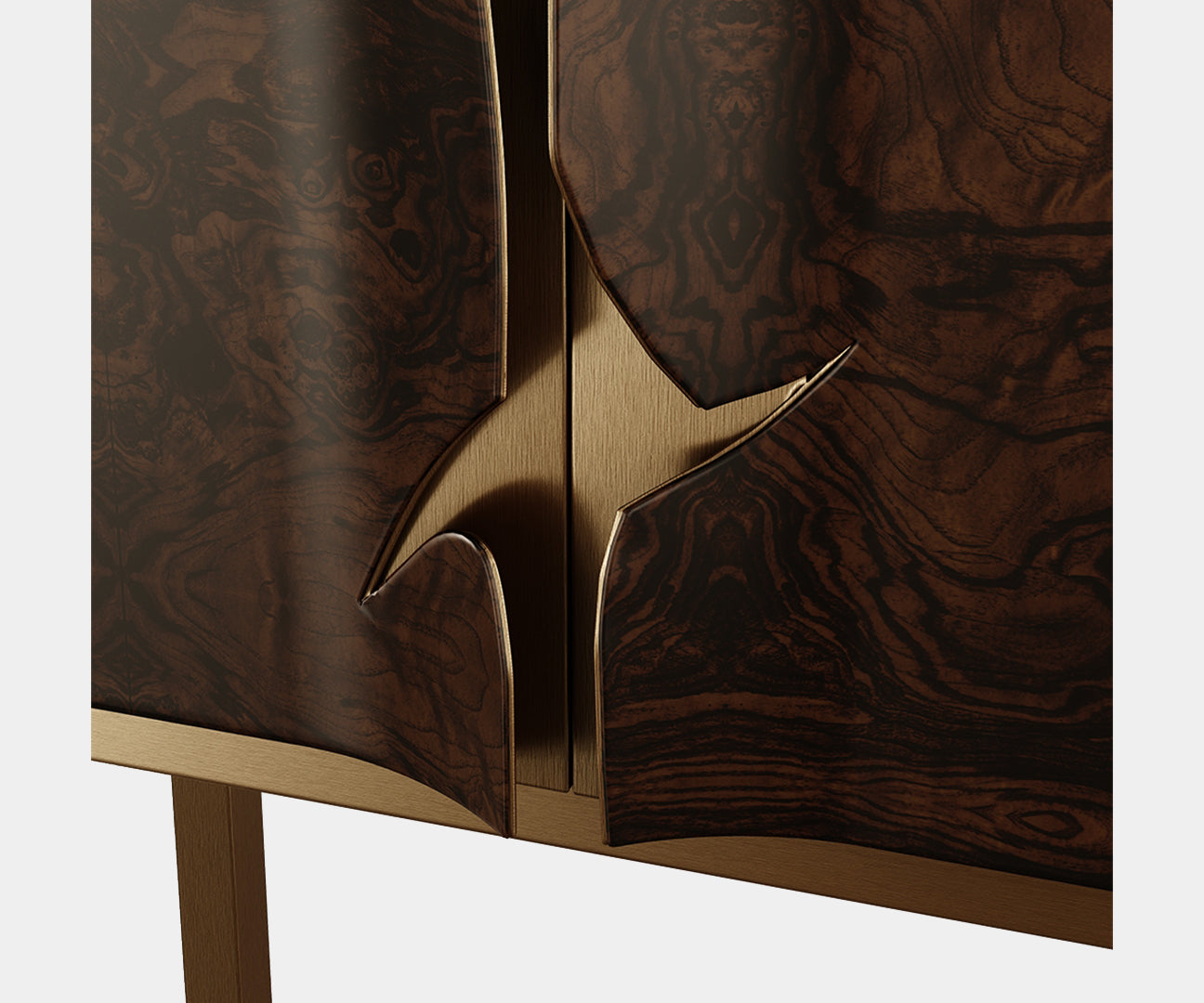 The Private Label Husk Cabinet: Nature's Textured Beauty in Walnut Roo ...