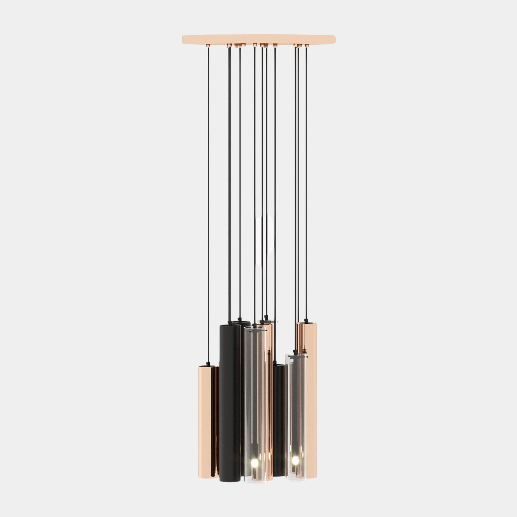 Abadie Luxury Suspension Lamp with Falling Tubes | Touched Interiors