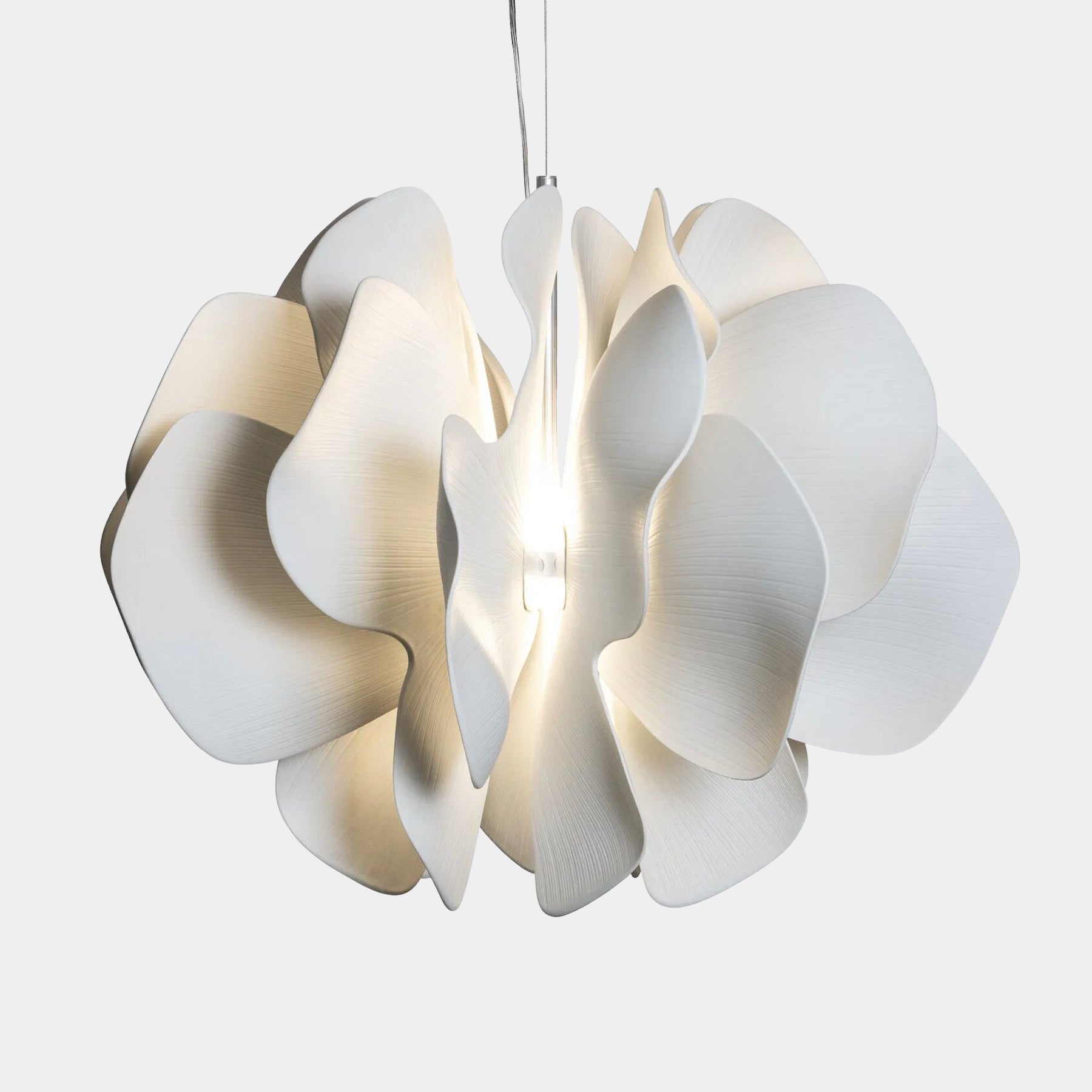 Bonita White Porcelain Petals Chandelier | Touched Interiors
