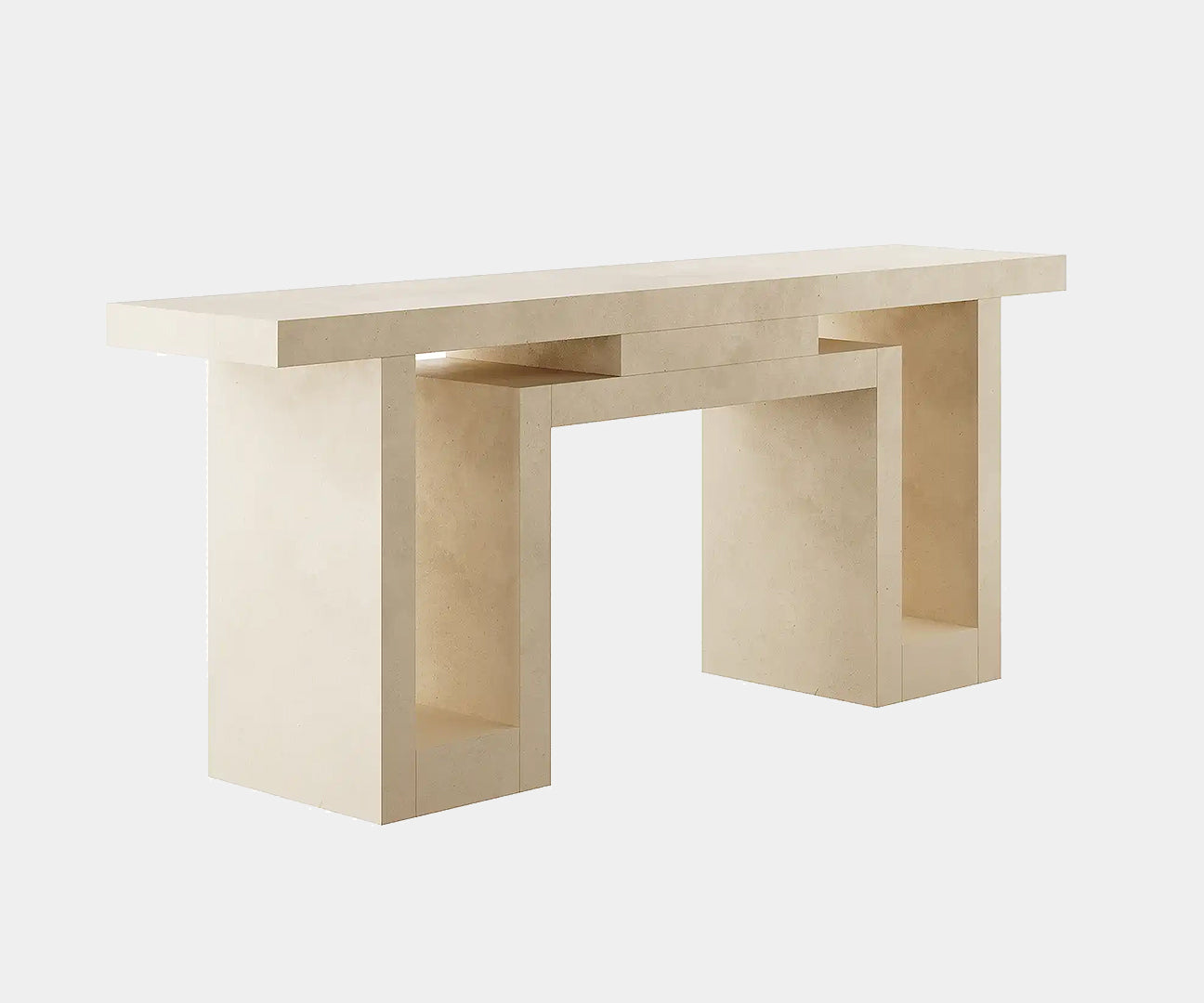 Richter Micro-Cement Console Table: Luxury Minimalist Furniture ...
