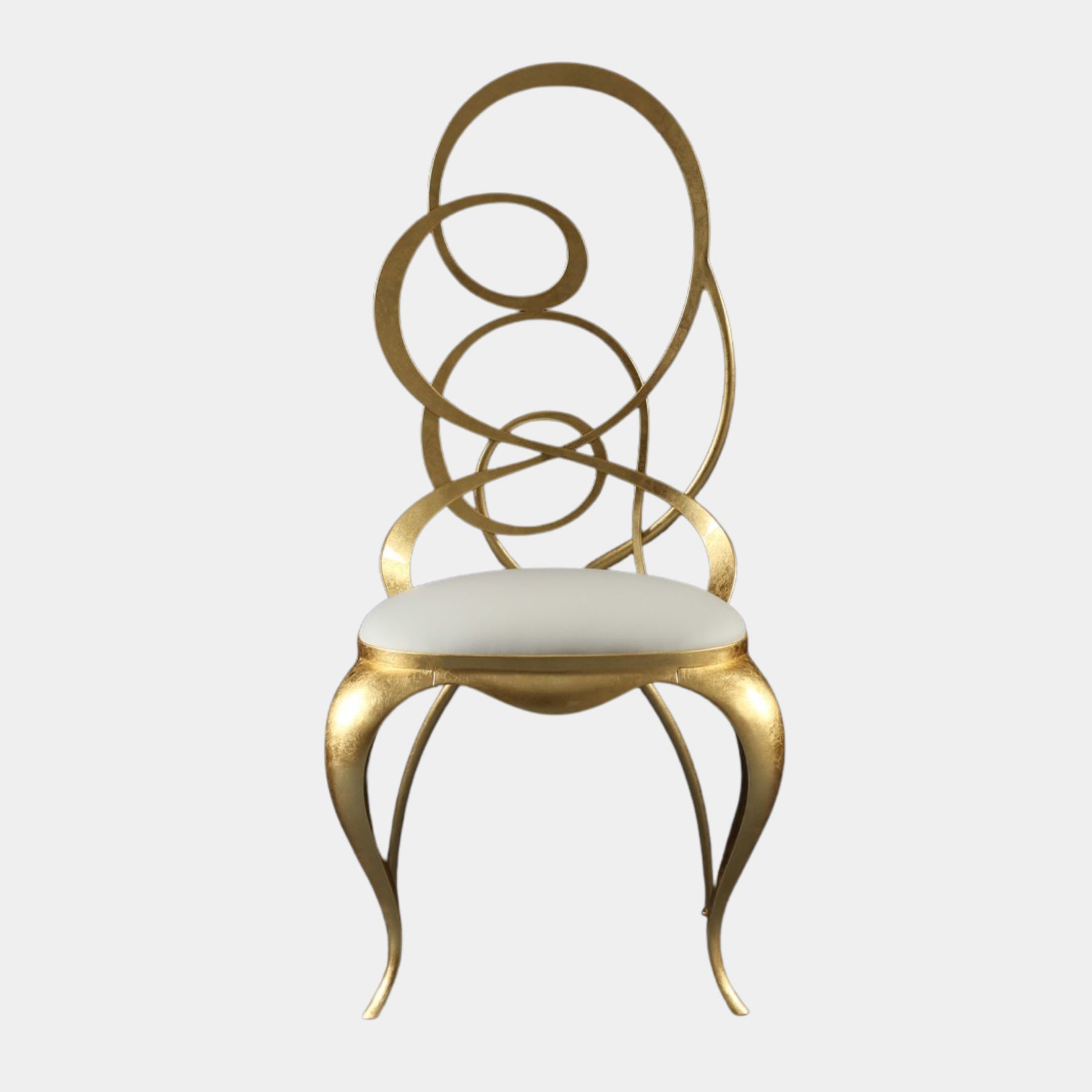 Gold Leaf Scolpito Luxury Chair | Touched Interiors
