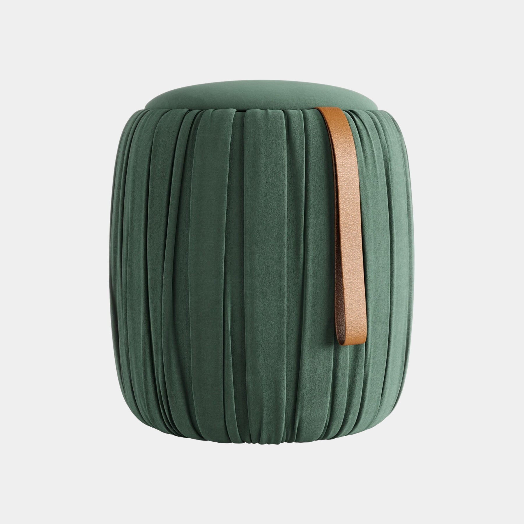 Madison Draper Pouf with Concealed Storage | Touched Interiors