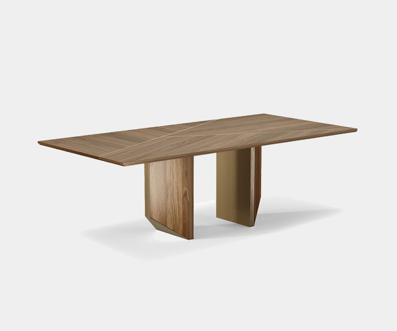 The Private Label Holl Dining Table: Minimalist & Mordern with Walnut ...
