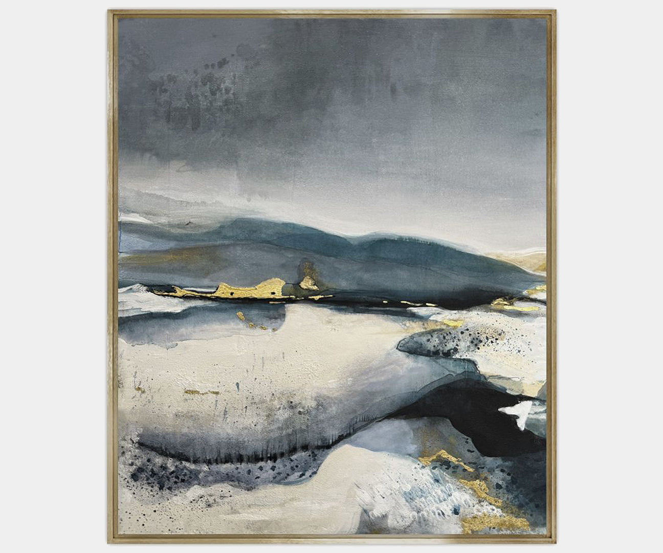 Quintessa Danop Abstract Art: Luxury Hand-Painted Canvas Wall Decor ...