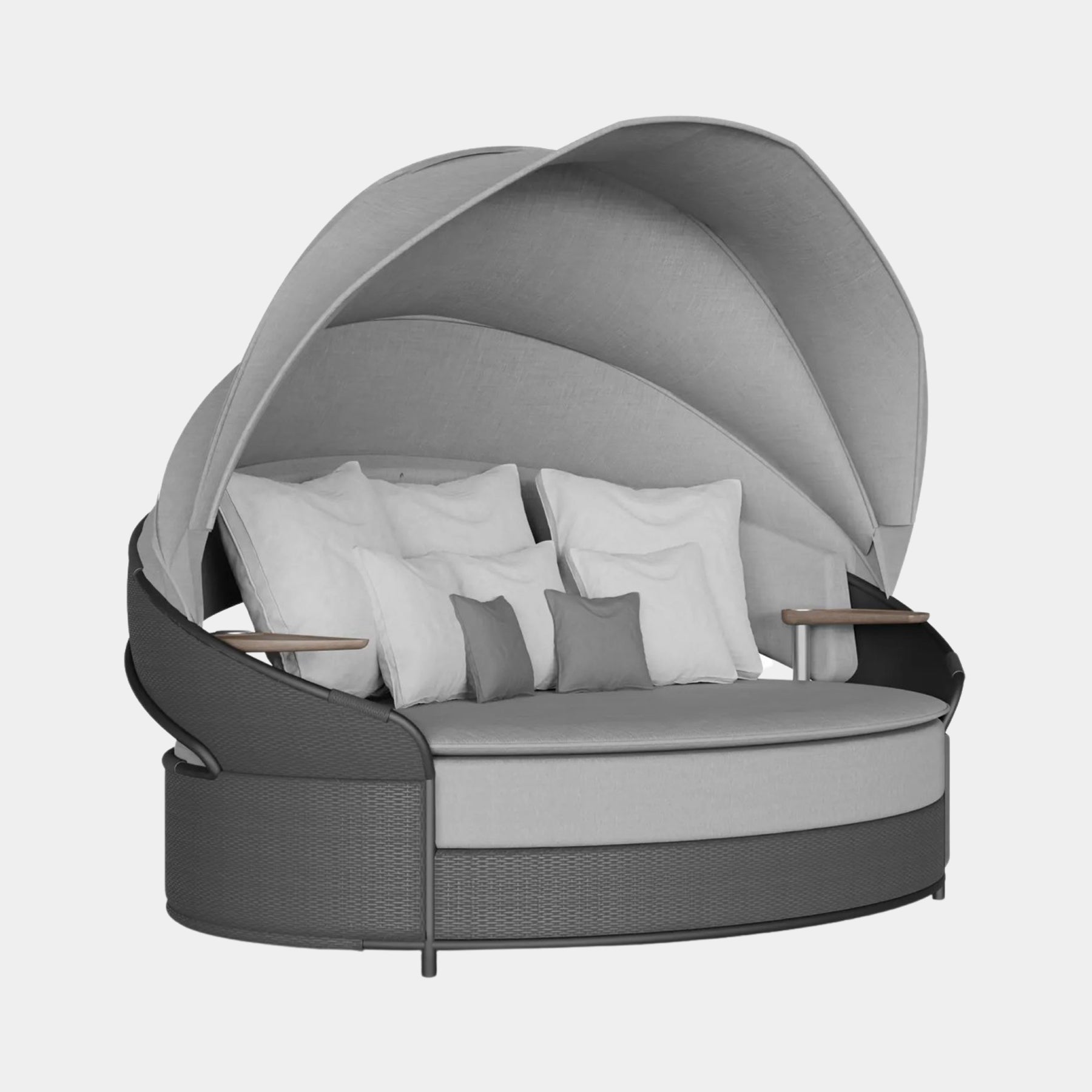 Roma Grey High-End Luxury Outdoor Daybed | Touched Interiors