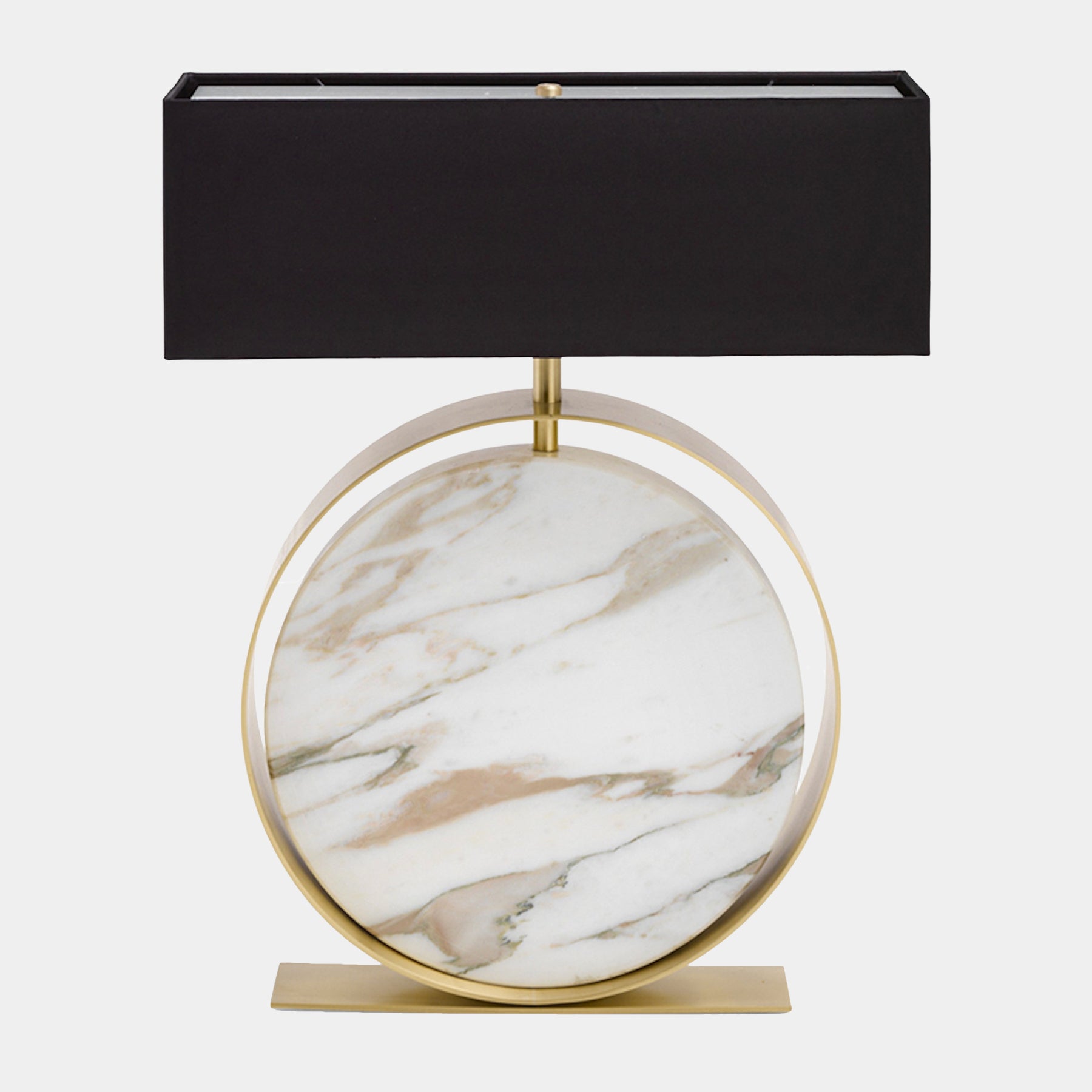Sienna Calacatta Gold Marble Luxury Table Lamp | Touched Interiors