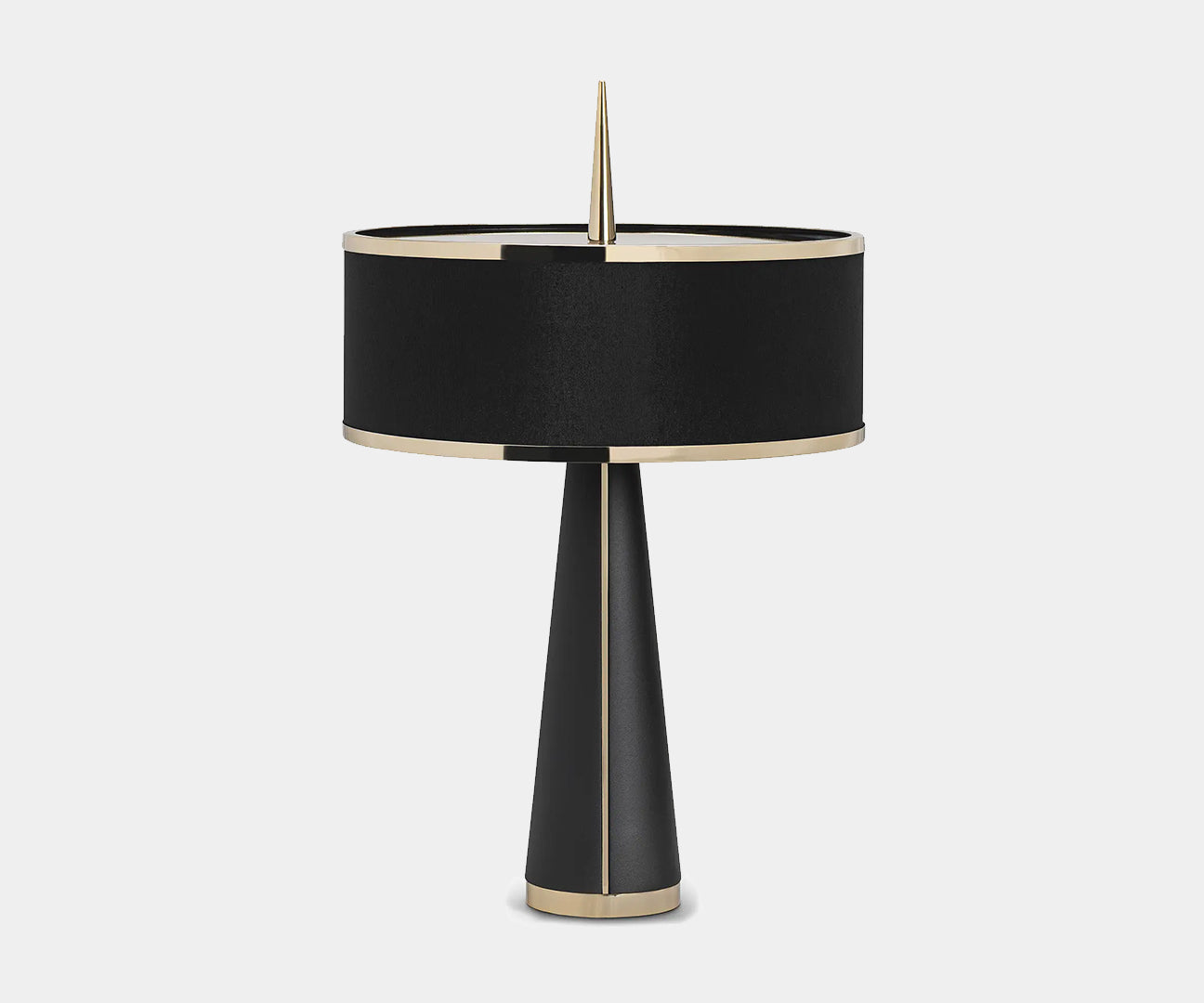 Spire Table Lamp: Modern Minimalist Table Light in Nickel or Brass ...