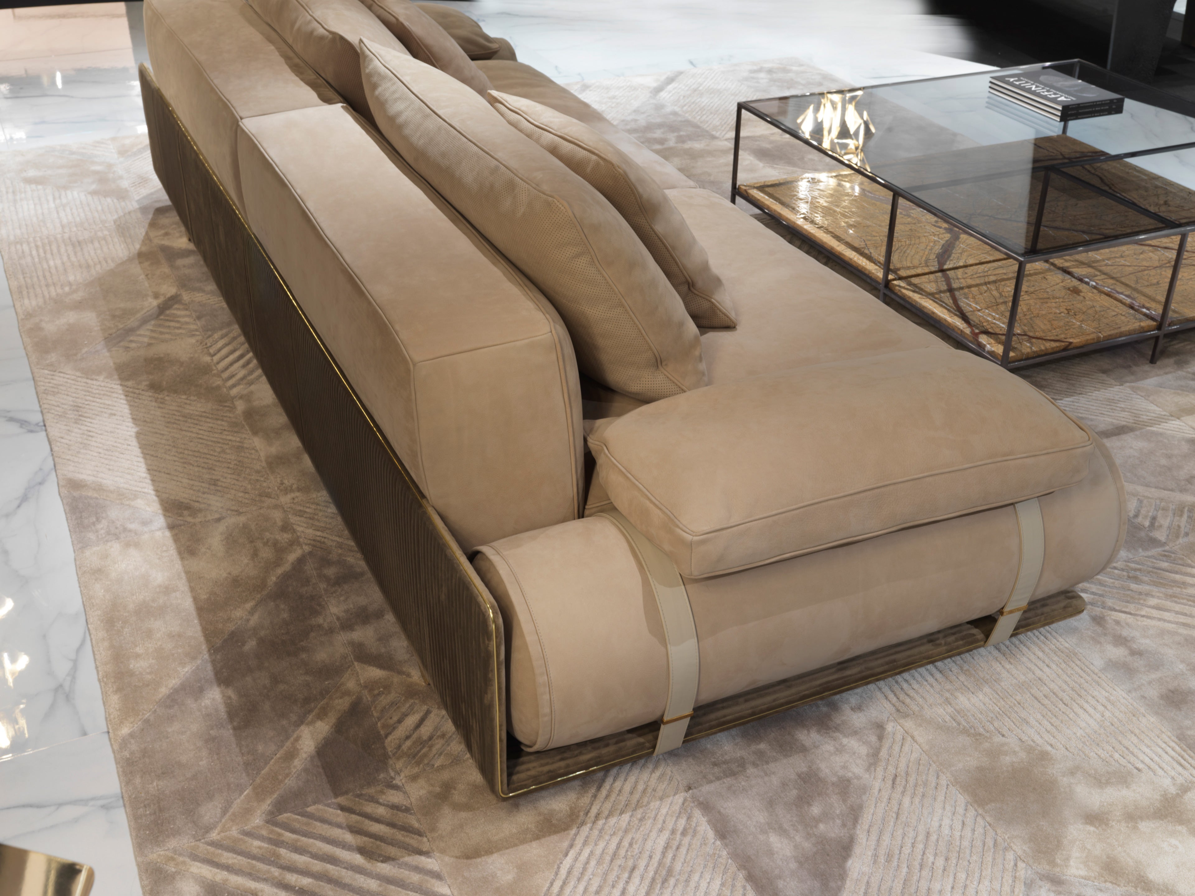 Visionnaire Donovan Roll Luxury Modular Sofa: Memory Foam Comfort ...