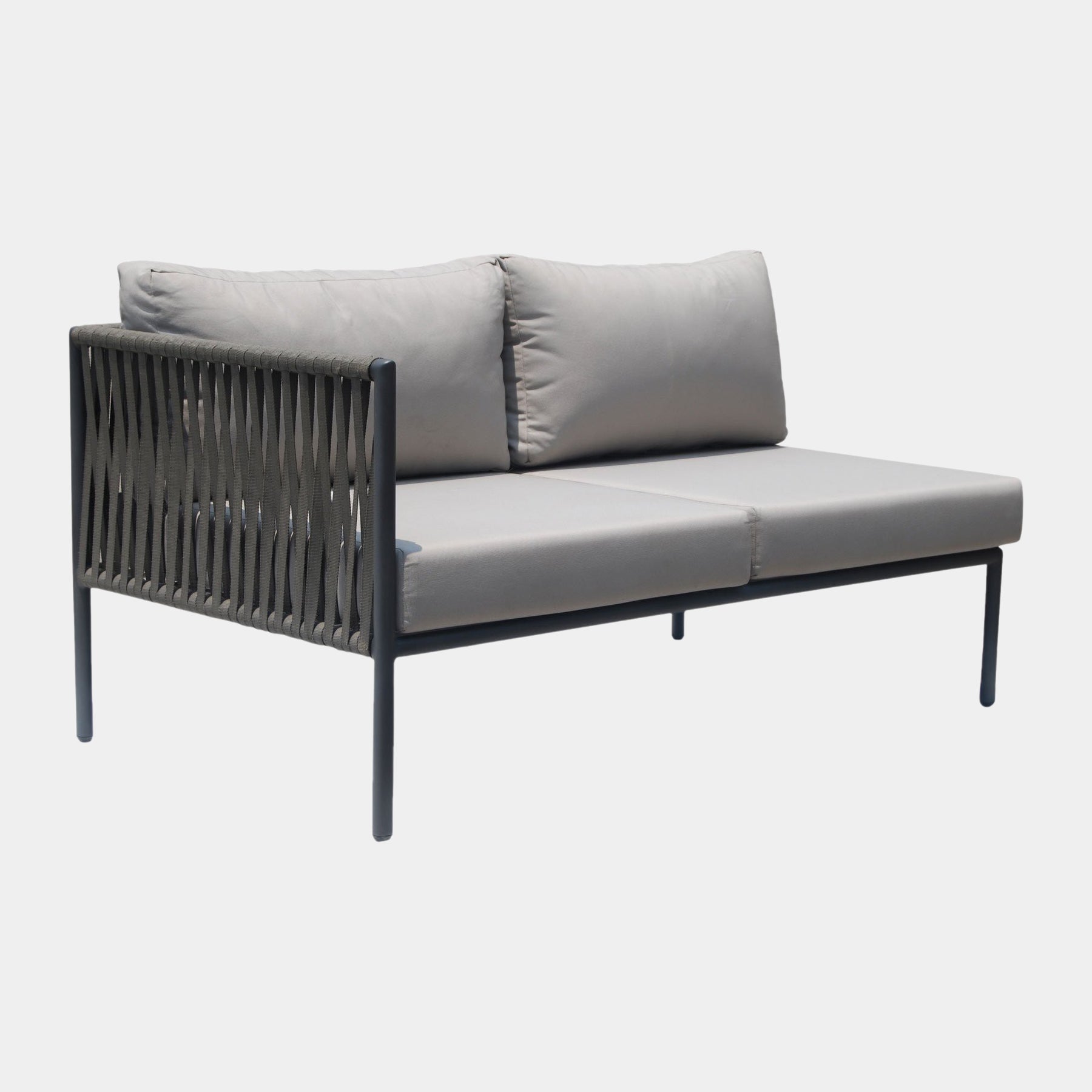 Kitt Outdoor Right Luxury Love Seat | Touched Interiors