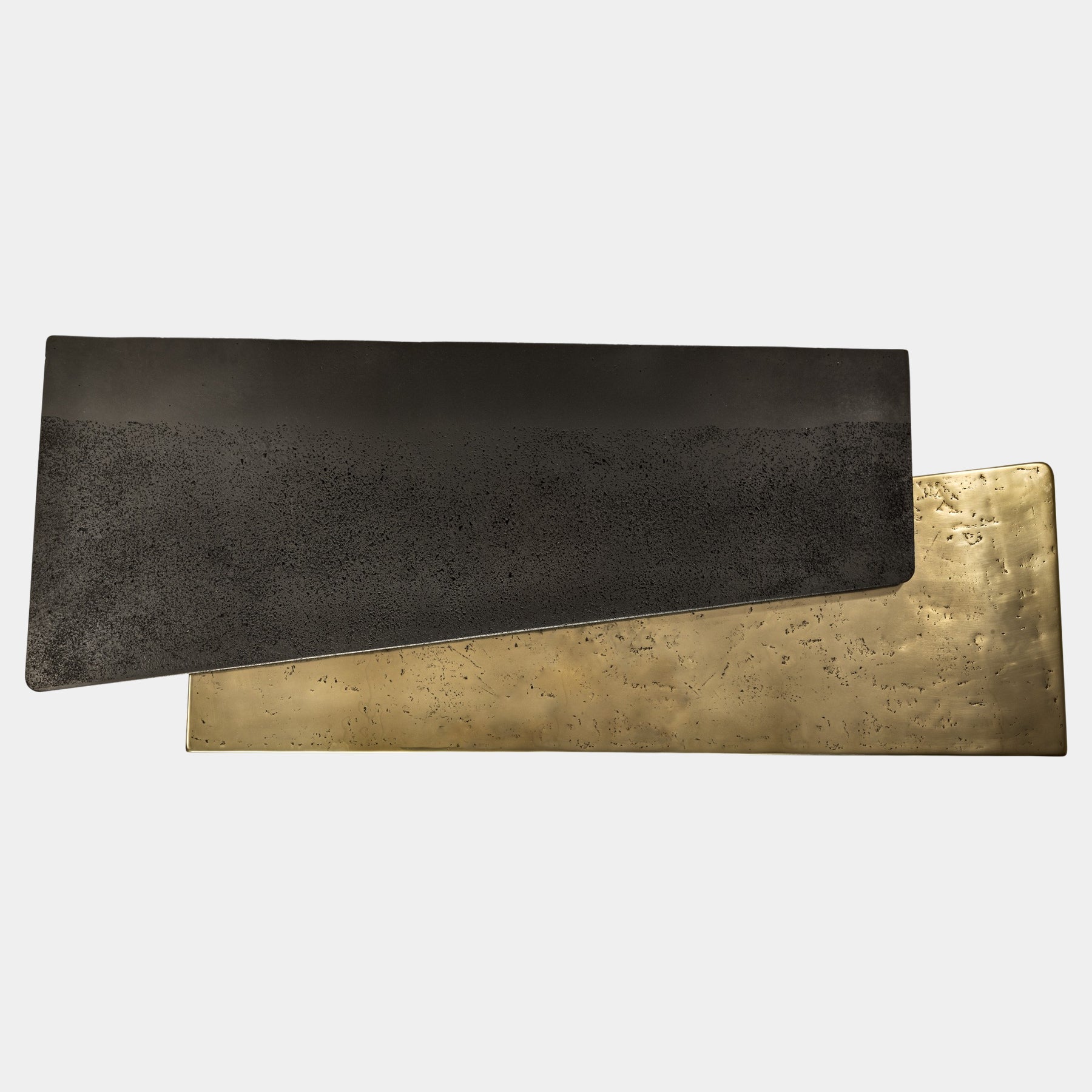 Visionnaire Lego Luxury Low Coffee Table - Golden Aluminium | Touched ...