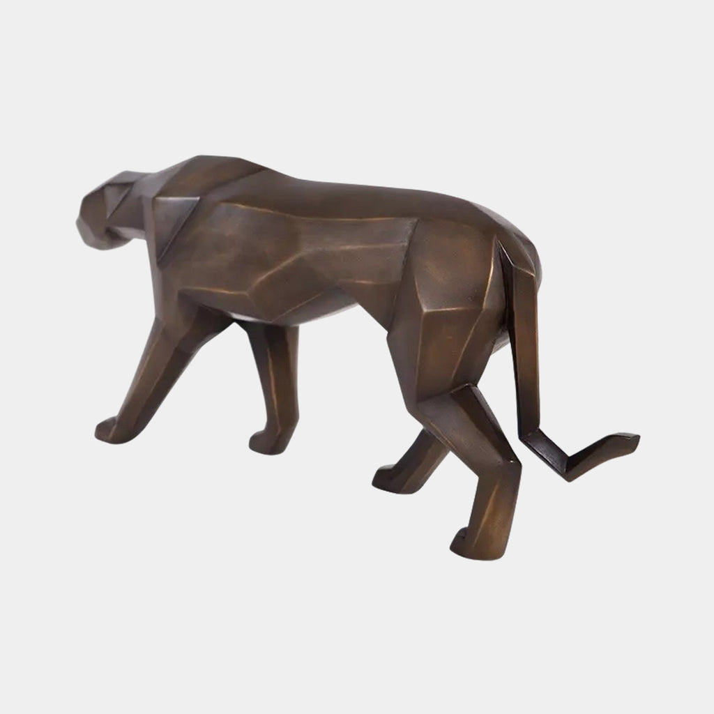 Luxury Bronzage Puma Statue | Touched Interiors