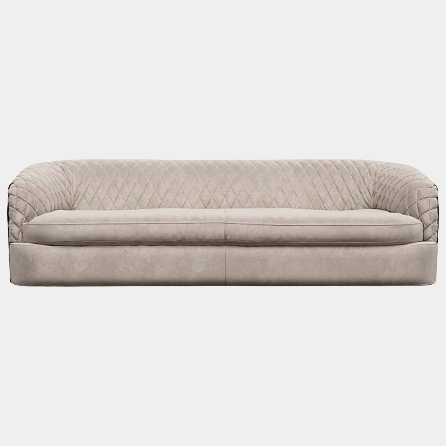 Luxury Quilted Metal Belt Sofa | Touched Interiors