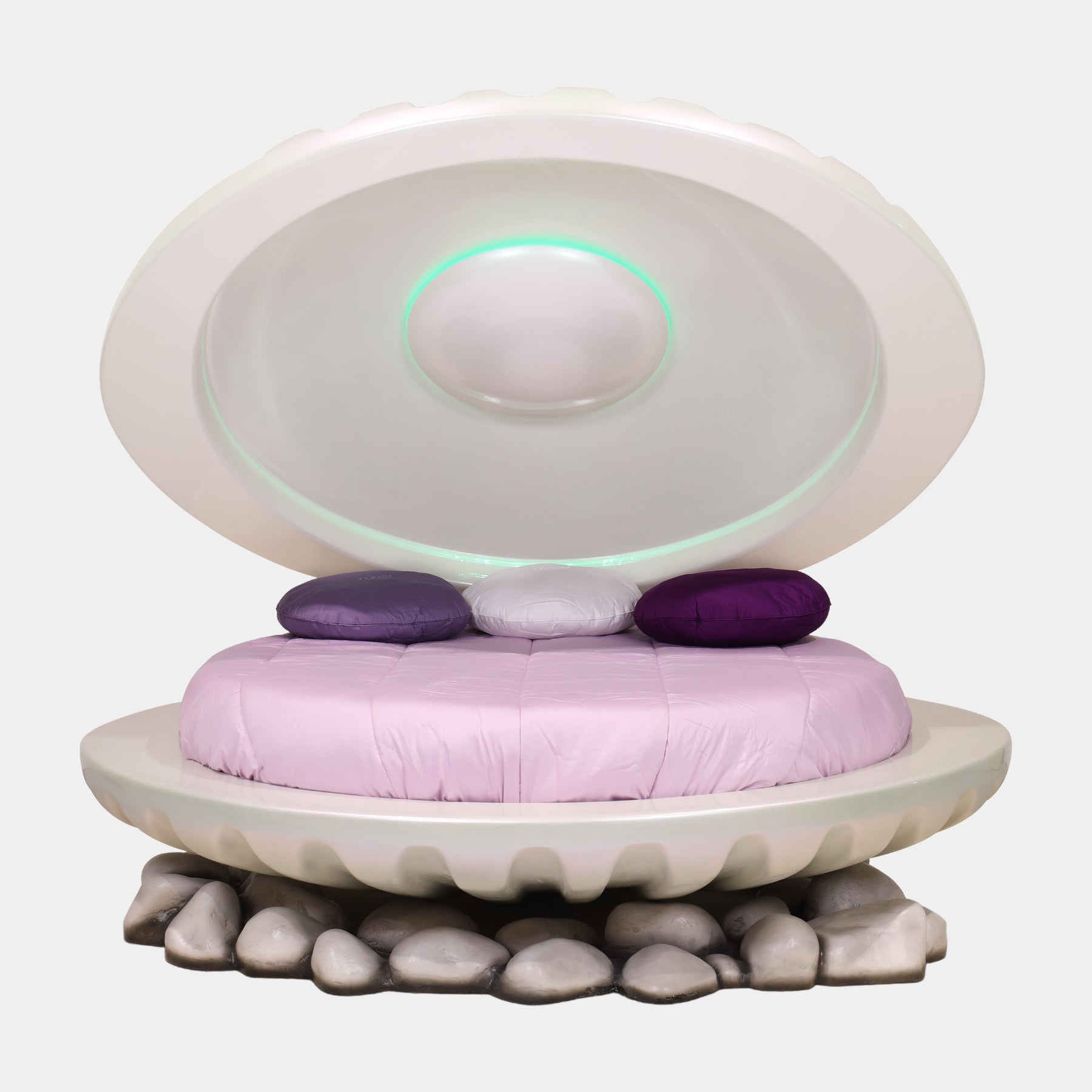 Mermaid Shell Bed with Colour-Changing Lighting - Shop Now | Touched ...