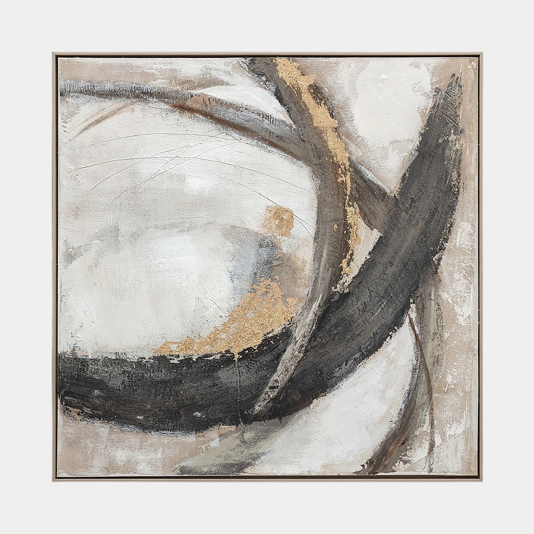 Redaelli Luxury Oil on Canvas with Gold Leaf Detailing | Touched Interiors