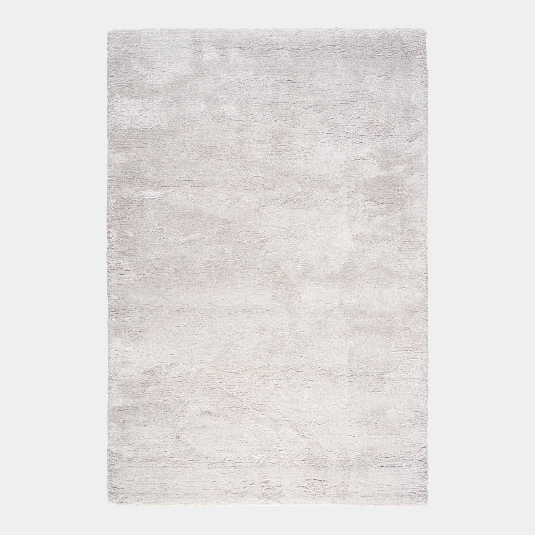 Thick & Fluffy Délice Silver Hand-Woven Rug | Touched Interiors